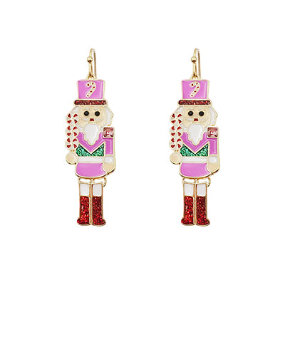 Molly Malone s Boutique Enamel Nutcracker Earrings